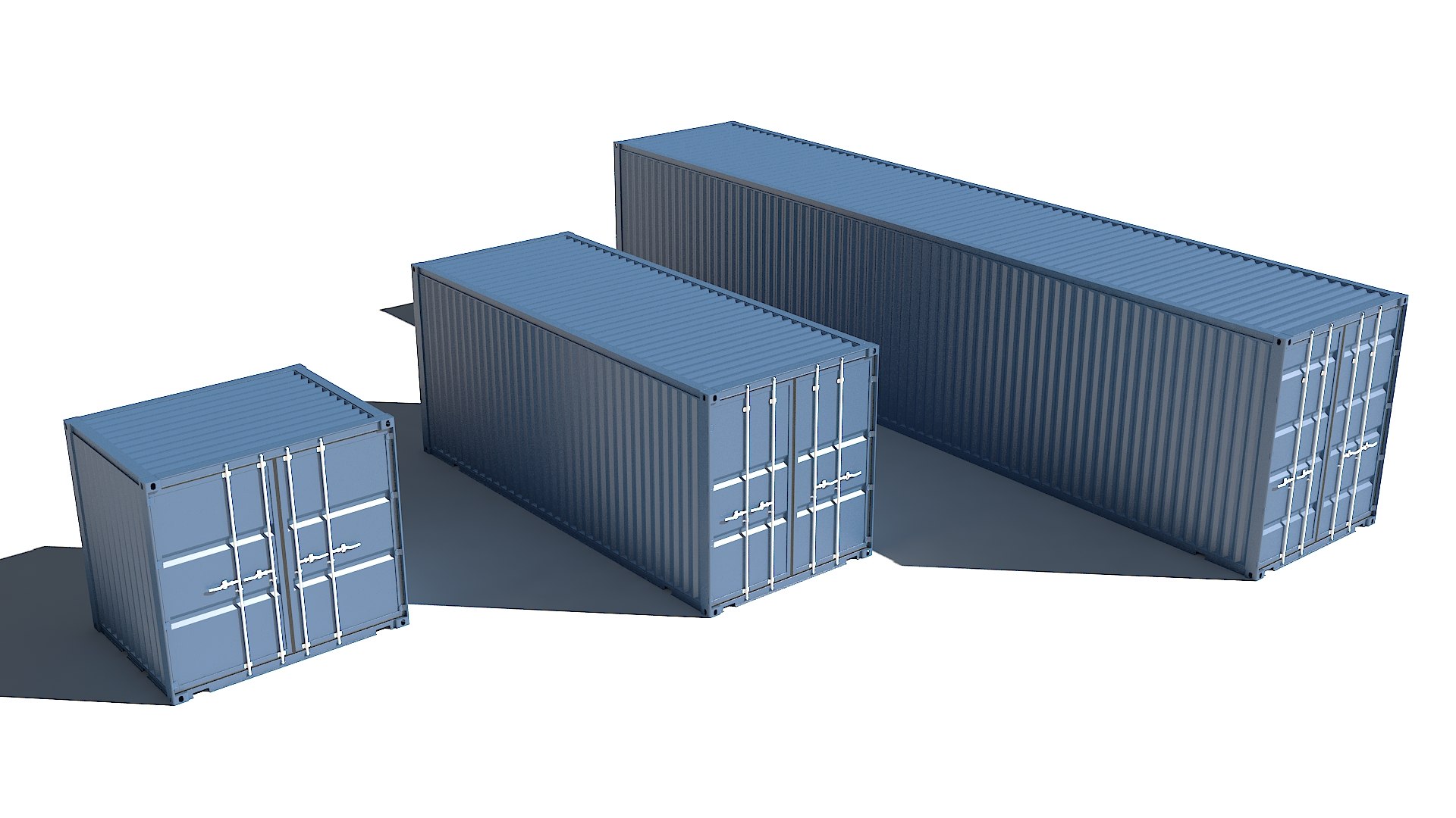 Shipping containers 3D - TurboSquid 1602459