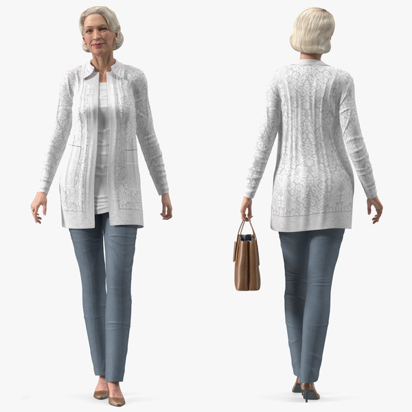 Elderly Woman 3D Models for Download | TurboSquid