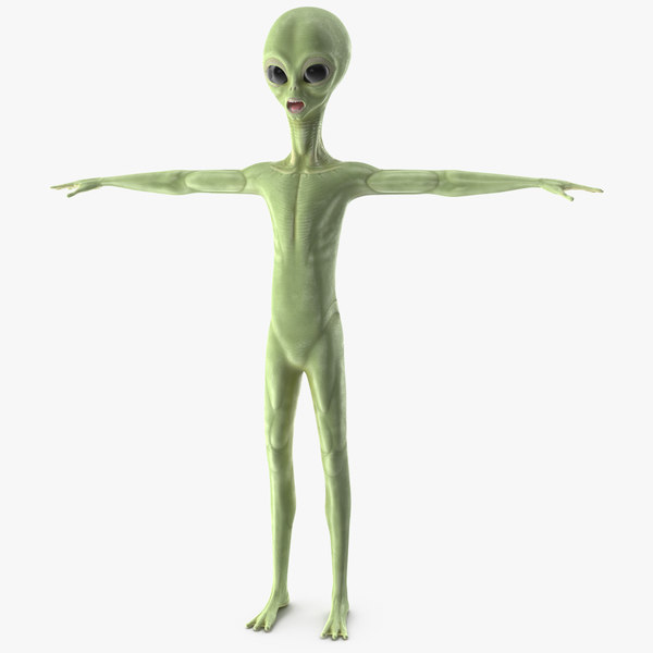Alien cartoon model - TurboSquid 1602742