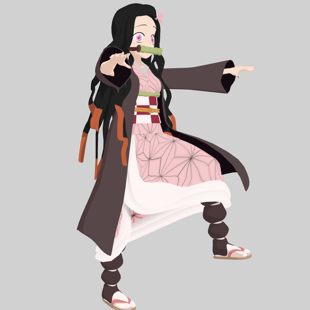 Nezuko - kimetsu no yaiba - Demon slayer Modelo 3D - TurboSquid 1602691