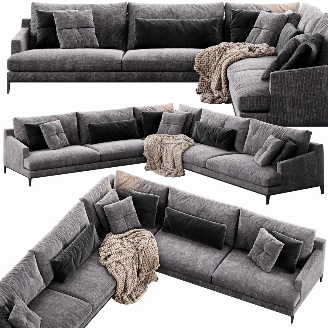 3D poliform bellport sofa 3 - TurboSquid 1602793