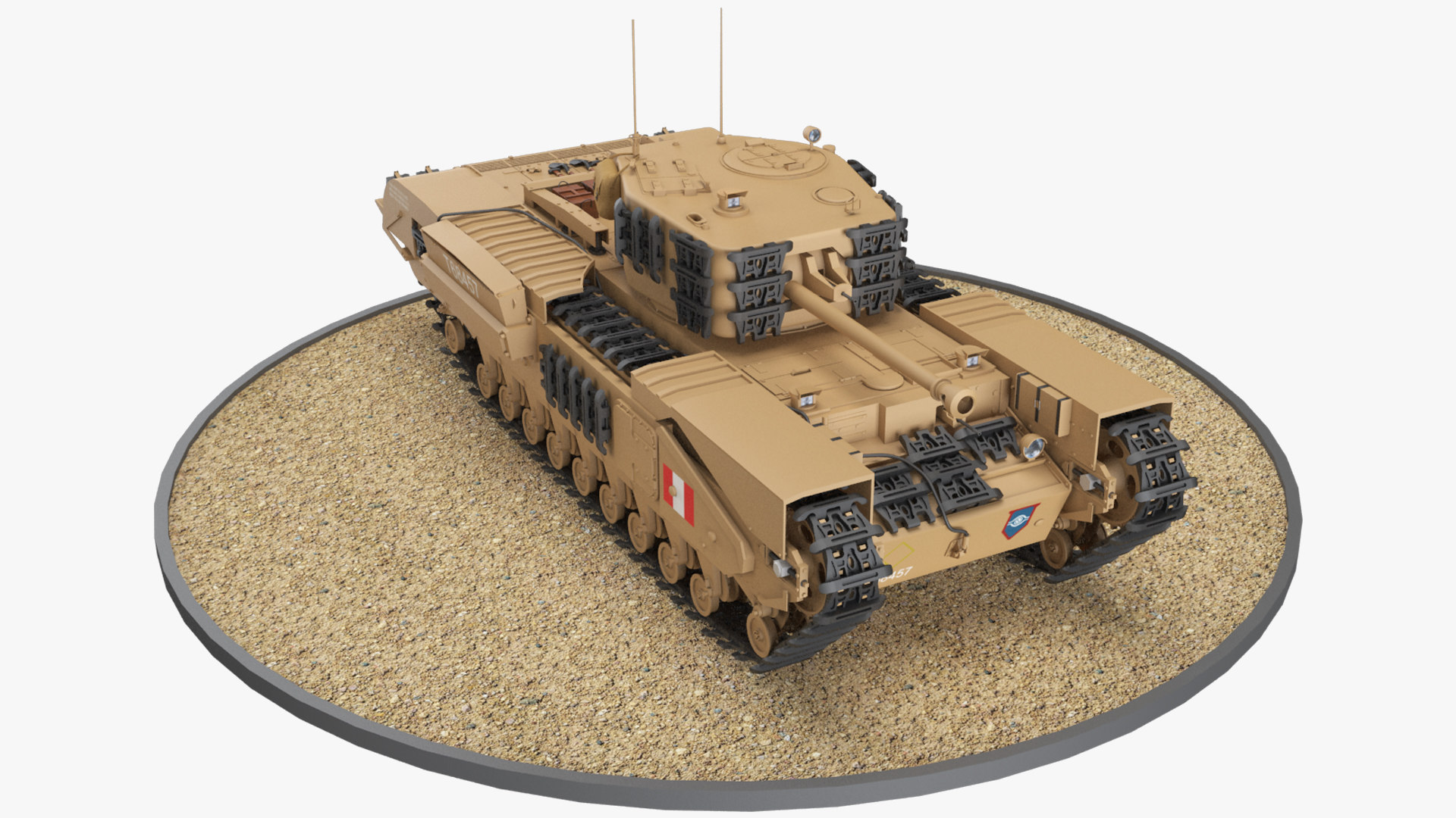 Infantry tank churchill mark iv 3D - TurboSquid 1603004