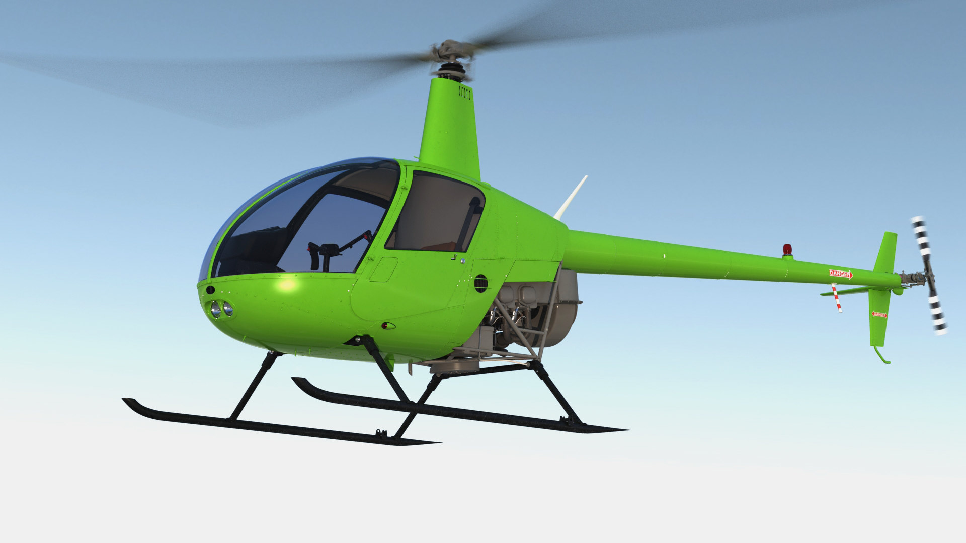Light utility helicopter rotor 3D model - TurboSquid 1603210