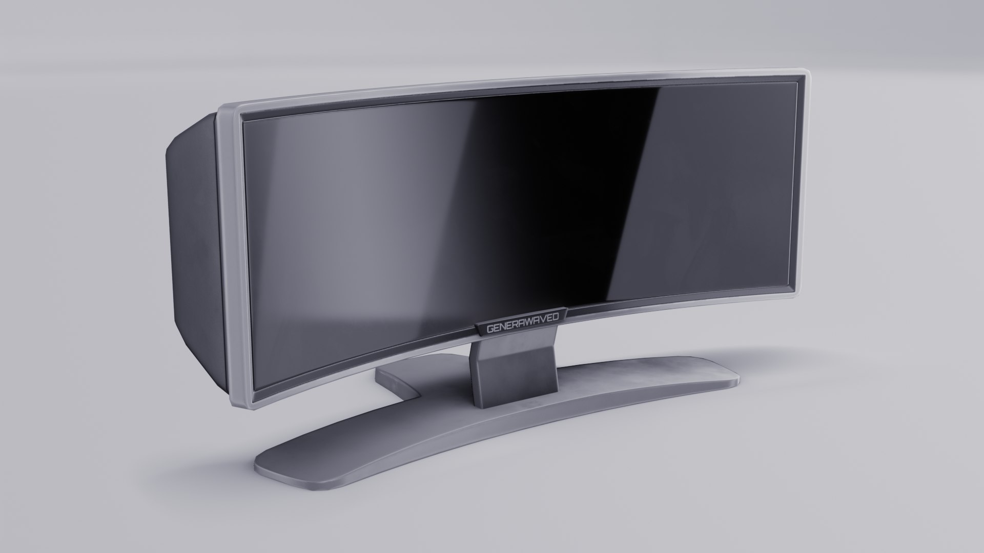 3D model ultra wide retro monitor - TurboSquid 1603790