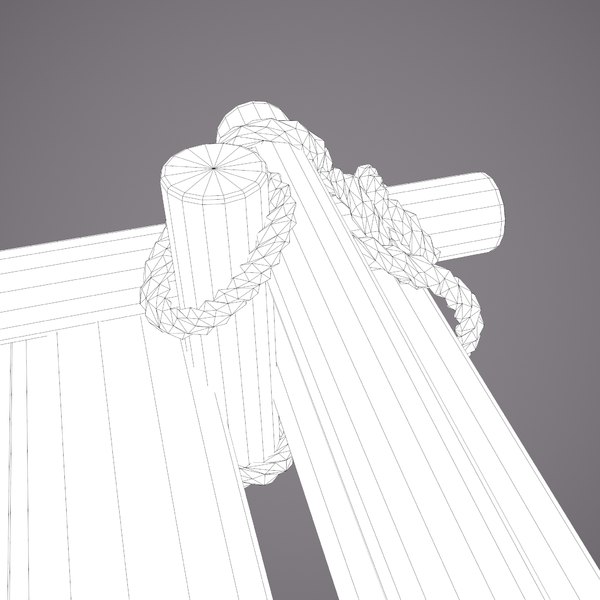 3D medieval raft - TurboSquid 1603173