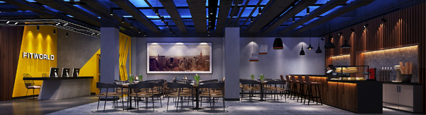 Food Court 3D Models for Download | TurboSquid