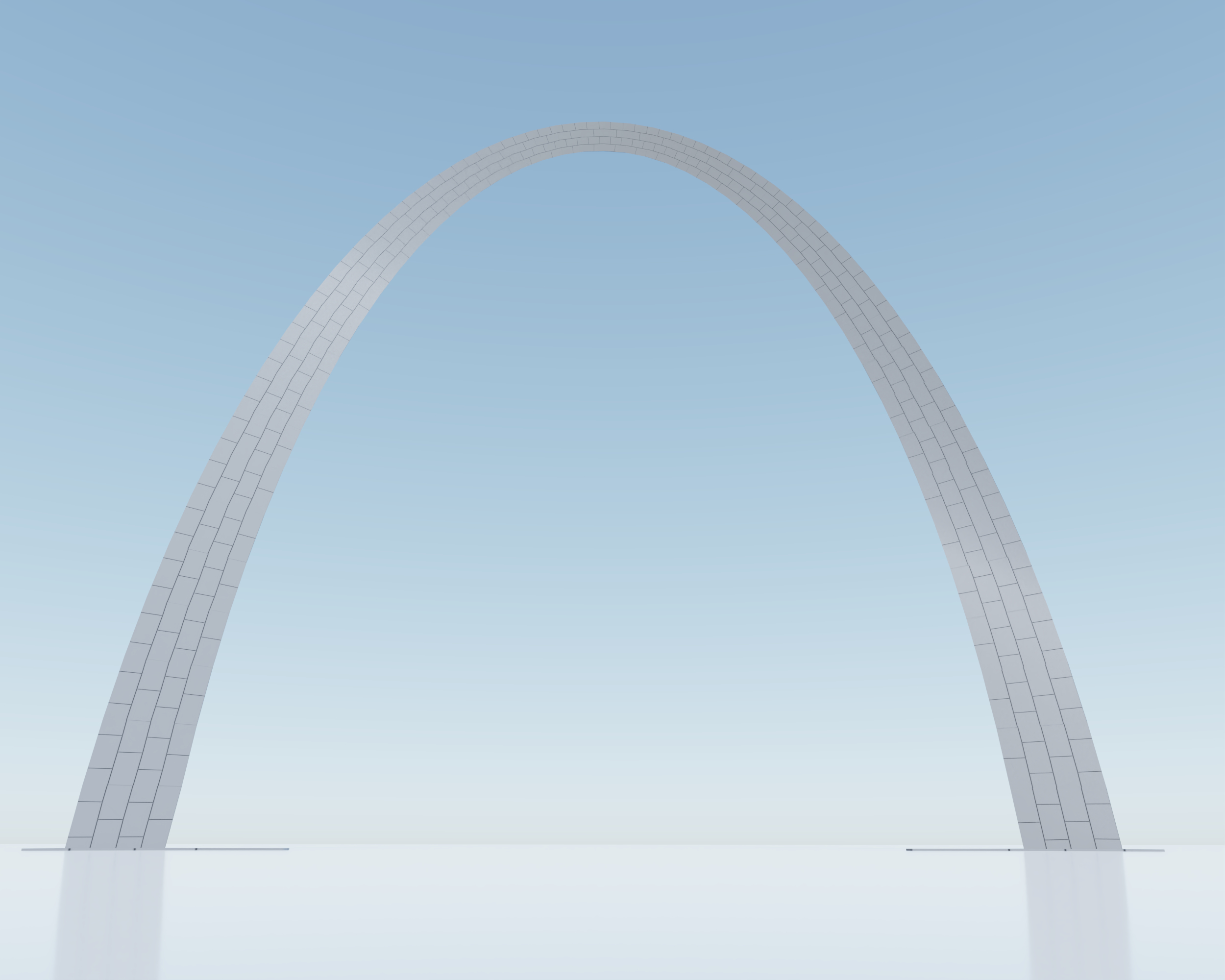 Gateway arch building 3D model - TurboSquid 1603310