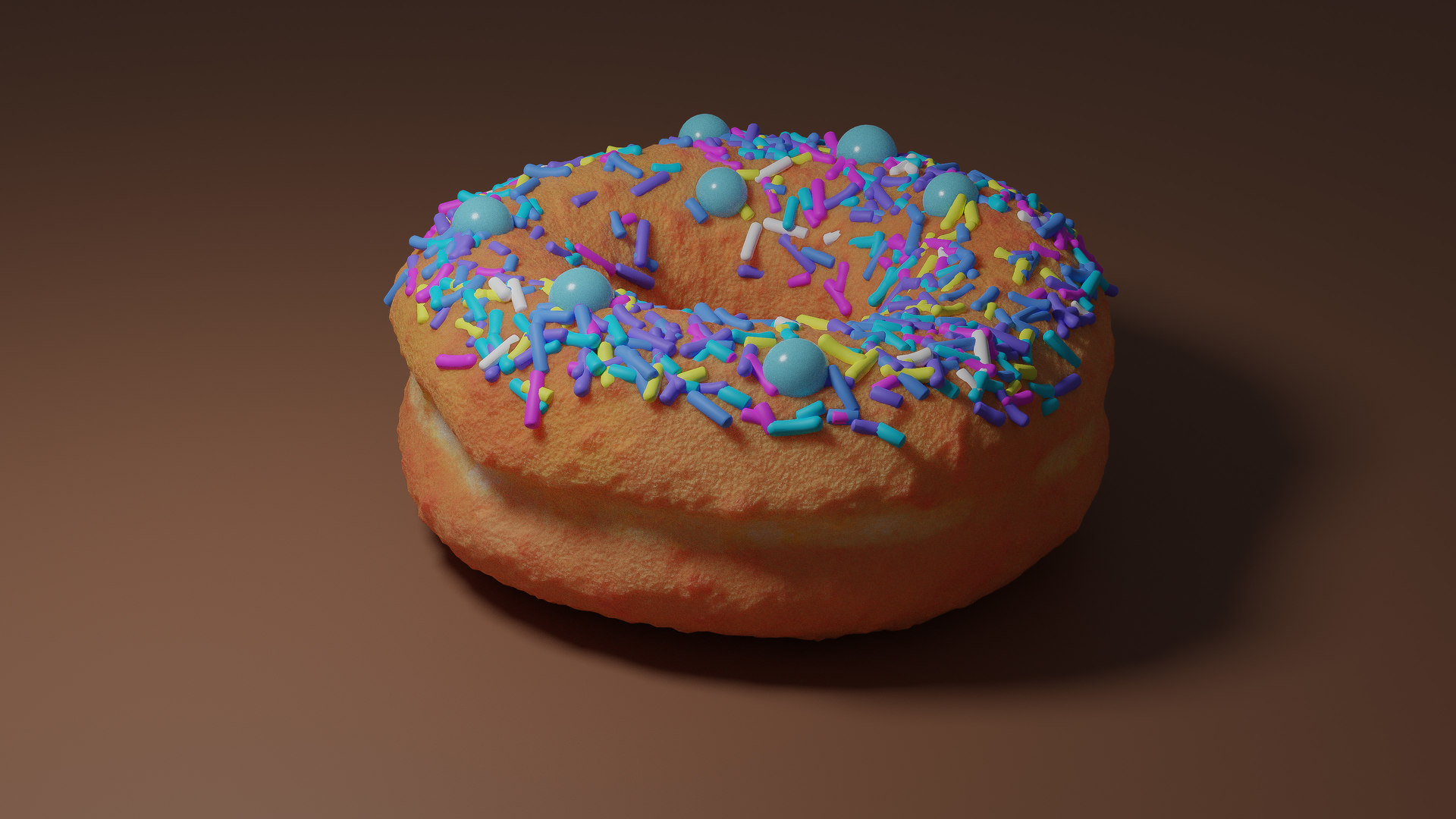 3D model doughnut realistic - TurboSquid 1603375