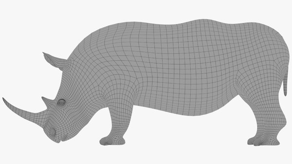 Rhino base mesh 3D model - TurboSquid 1603676