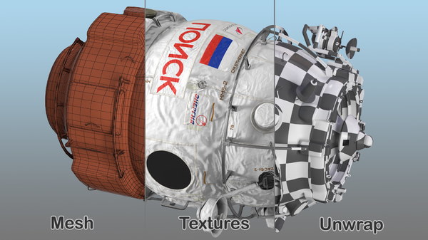 3D iss module poisk mini - TurboSquid 1603717