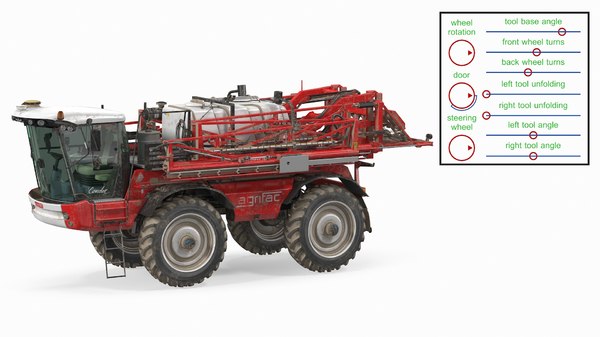 3D agrifac condor 5 self propelled model - TurboSquid 1604059