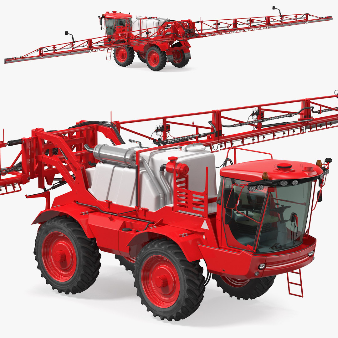 3D self propelled crop sprayer - TurboSquid 1604069