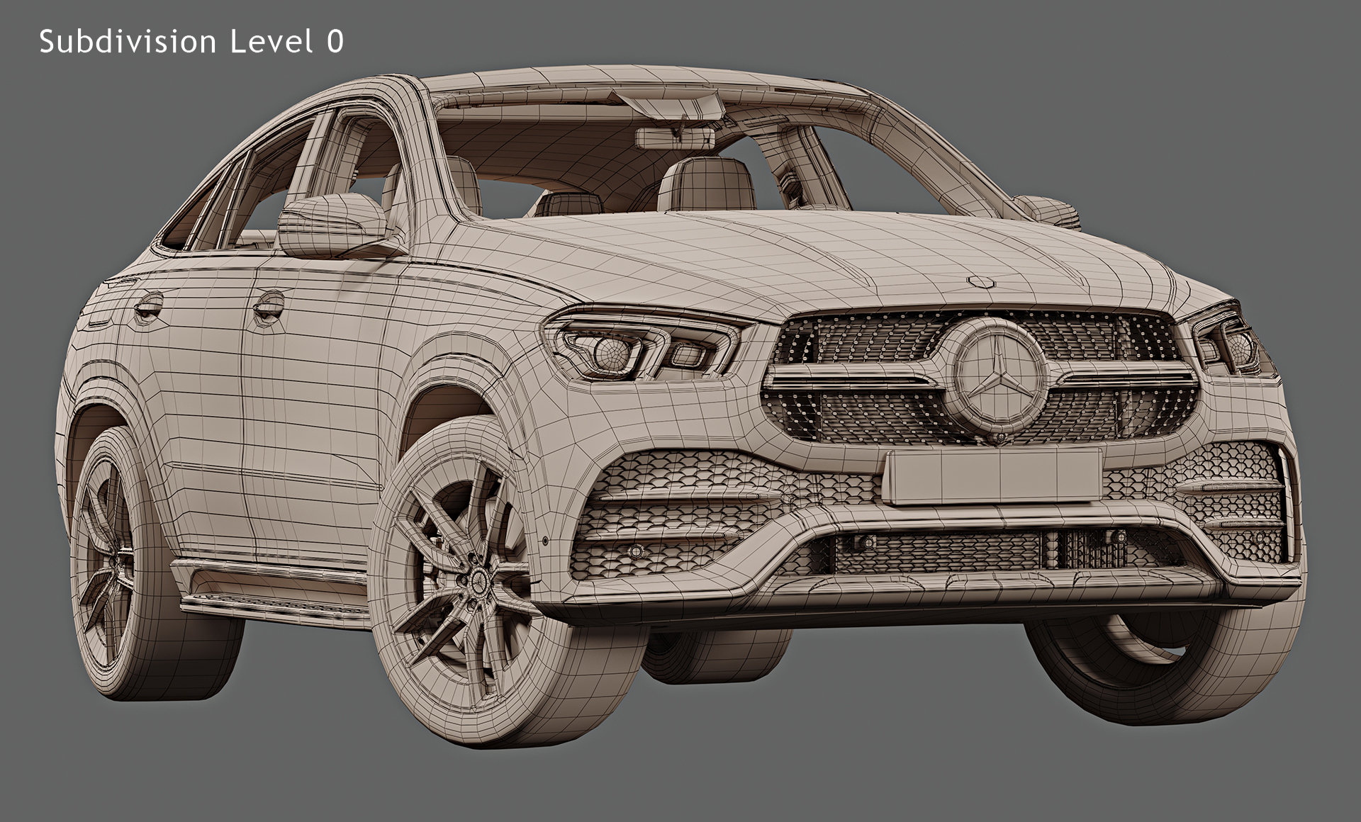 3D 2020 mercedes-benz gle coupe - TurboSquid 1470390