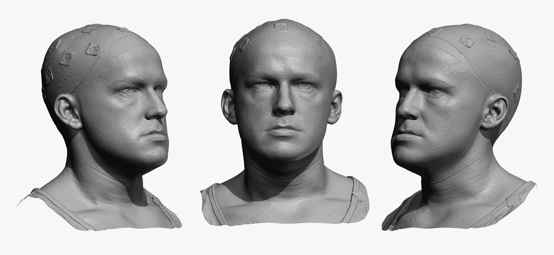 modelo 3d Marcus Human Head Jaw Thrust AU29 Escaneo RAW - TurboSquid ...