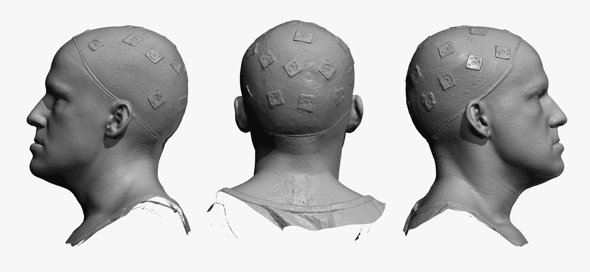 modelo 3d Marcus Human Head Jaw Thrust AU29 Escaneo RAW - TurboSquid ...