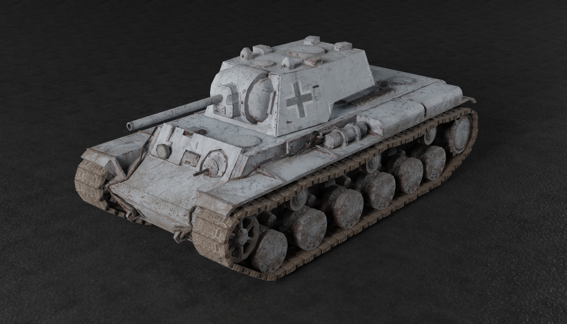 Kv-1 soviet heavy tank model - TurboSquid 1604277