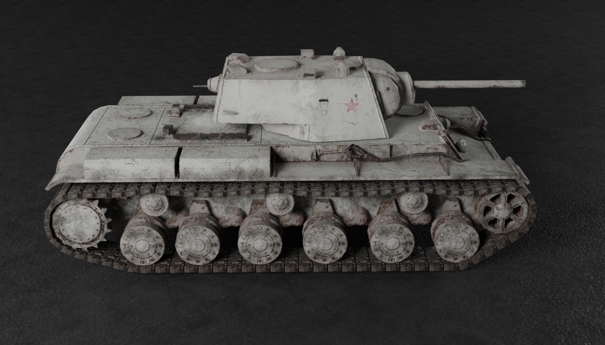 Kv-1 soviet heavy tank model - TurboSquid 1604277