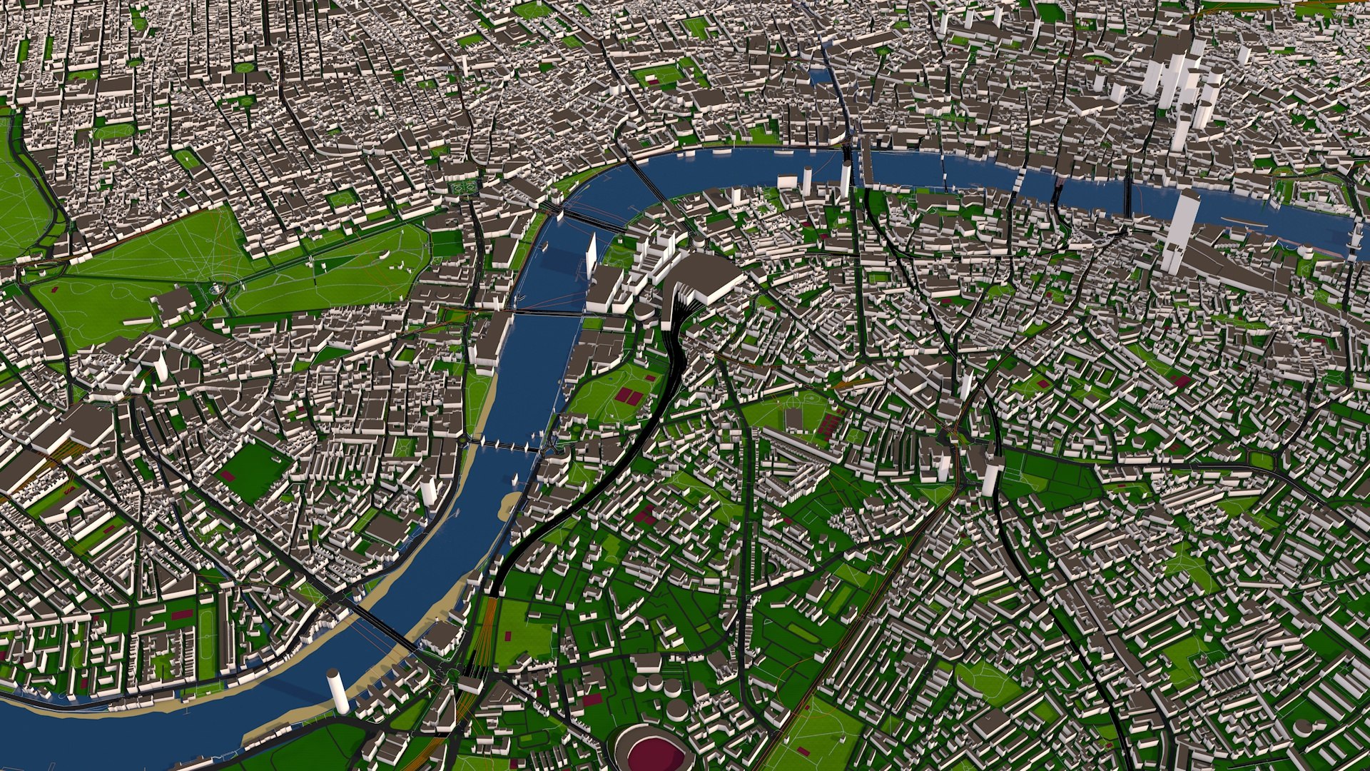 City building 3D model - TurboSquid 1604579