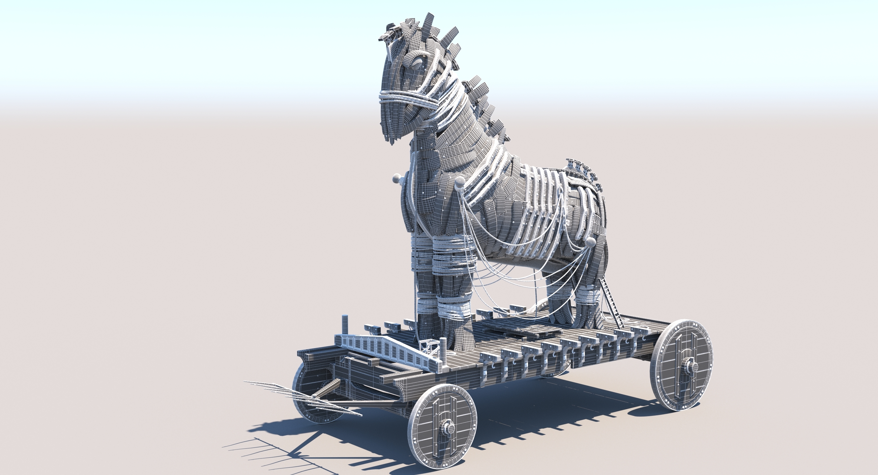 3D trojan horse model - TurboSquid 1604819