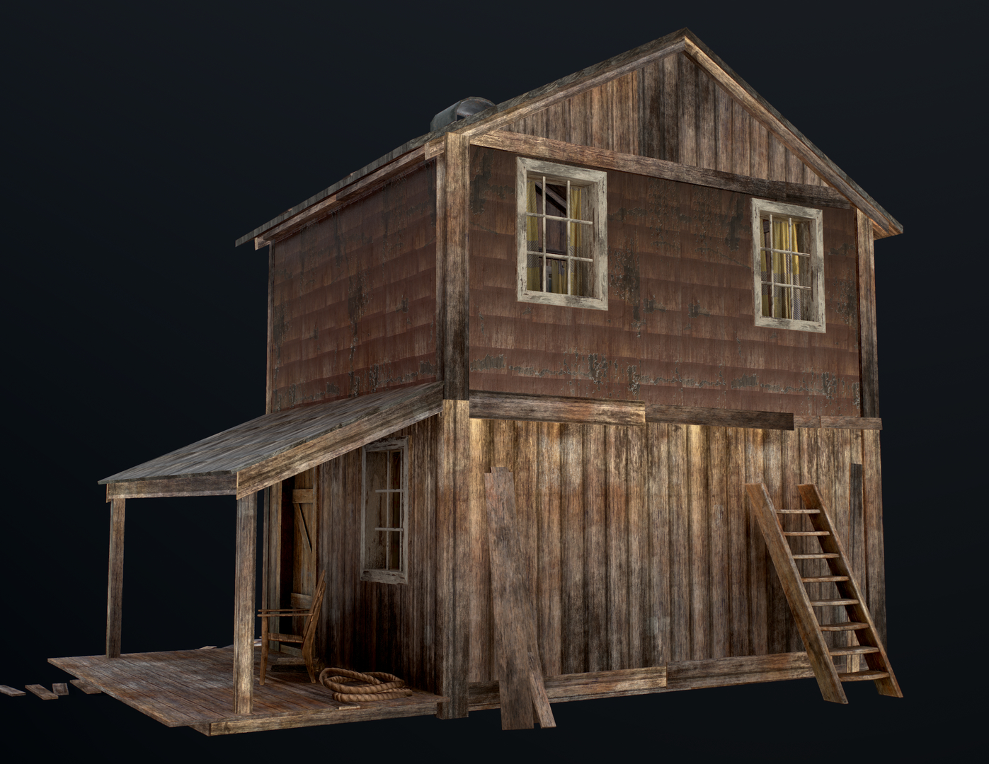Old house model - TurboSquid 1605023