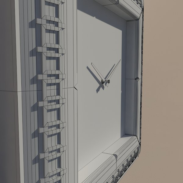 3D модель настенные часы - TurboSquid 1605585