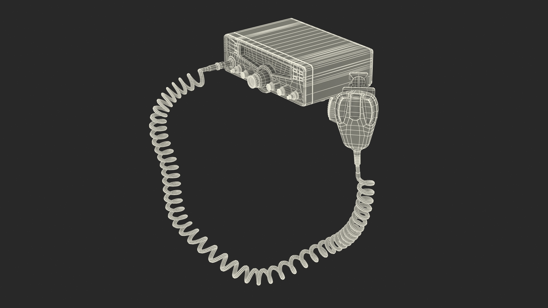 3D cb radio model - TurboSquid 1605291