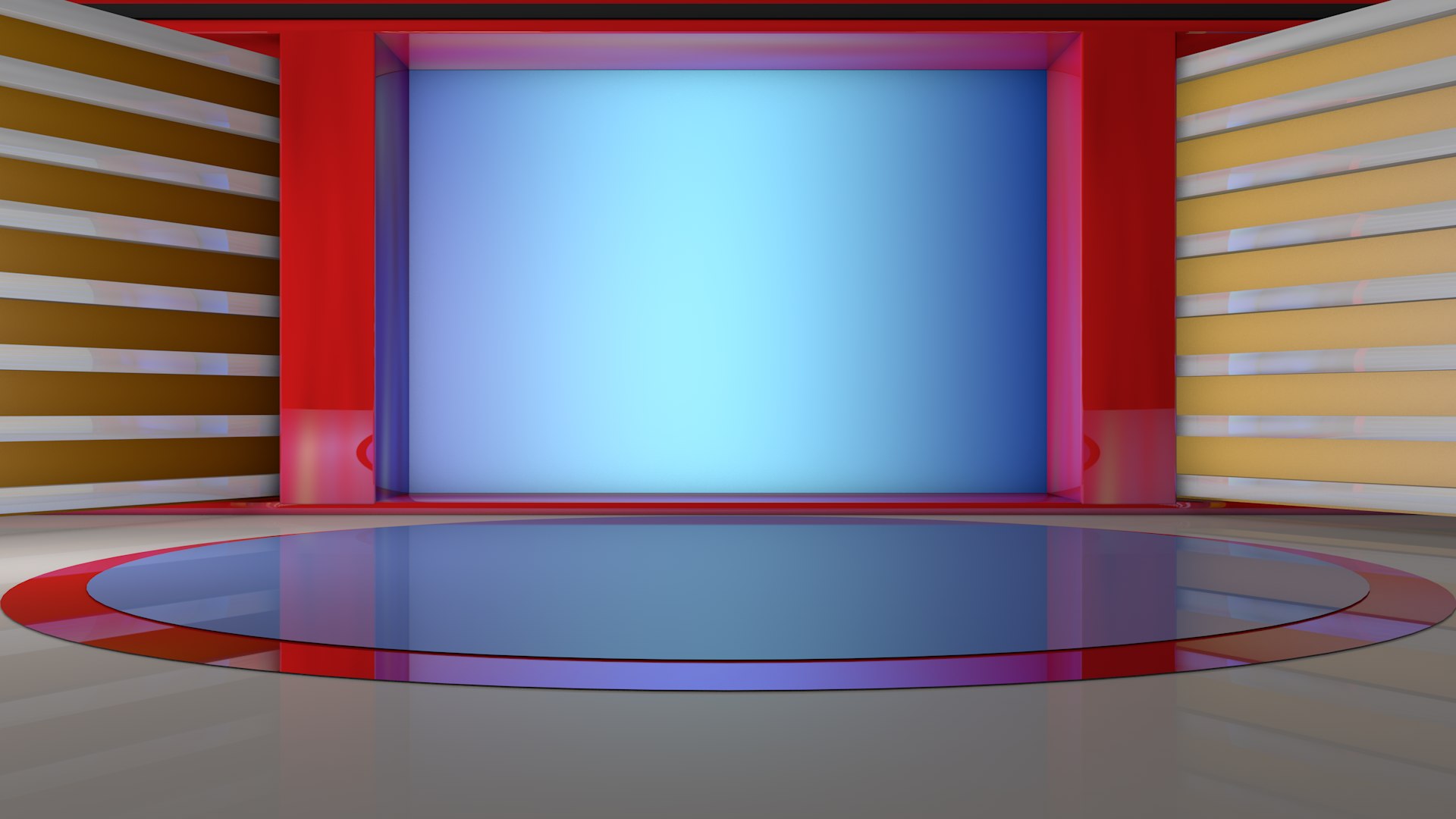 Virtual set tv 3D - TurboSquid 1605242