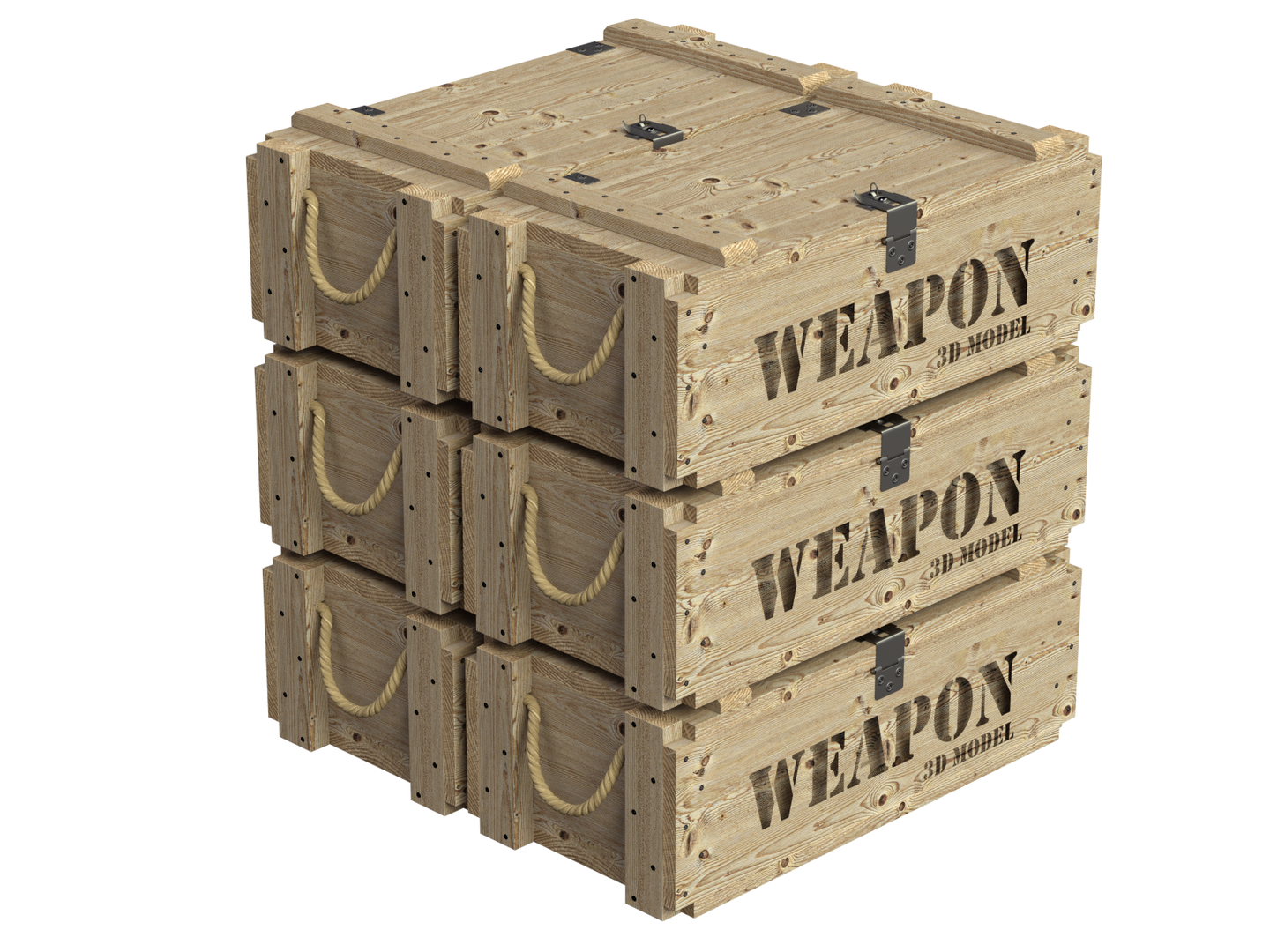 3D crate weapon - TurboSquid 1605342