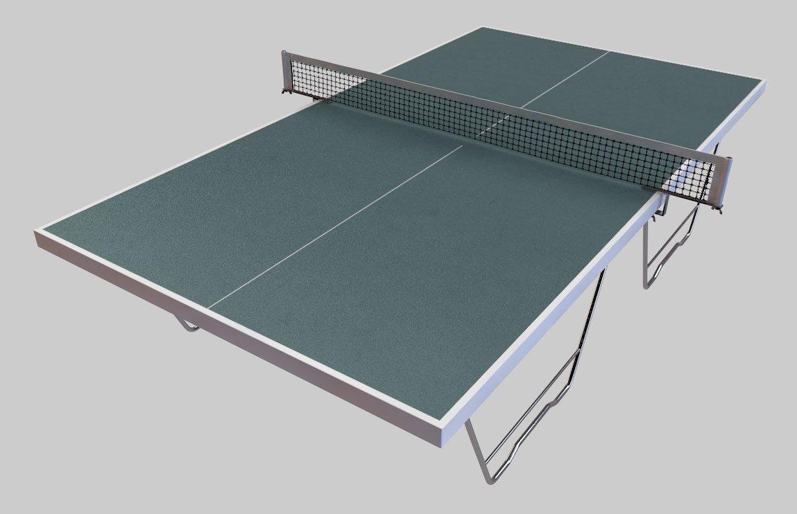 Table tennis 3D model - TurboSquid 1605349