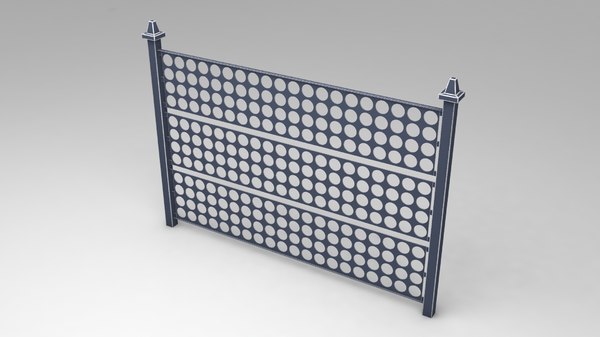 3D railing city model - TurboSquid 1605372