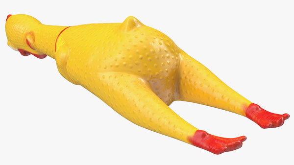 Screaming rubber chicken toy 3D model - TurboSquid 1605791