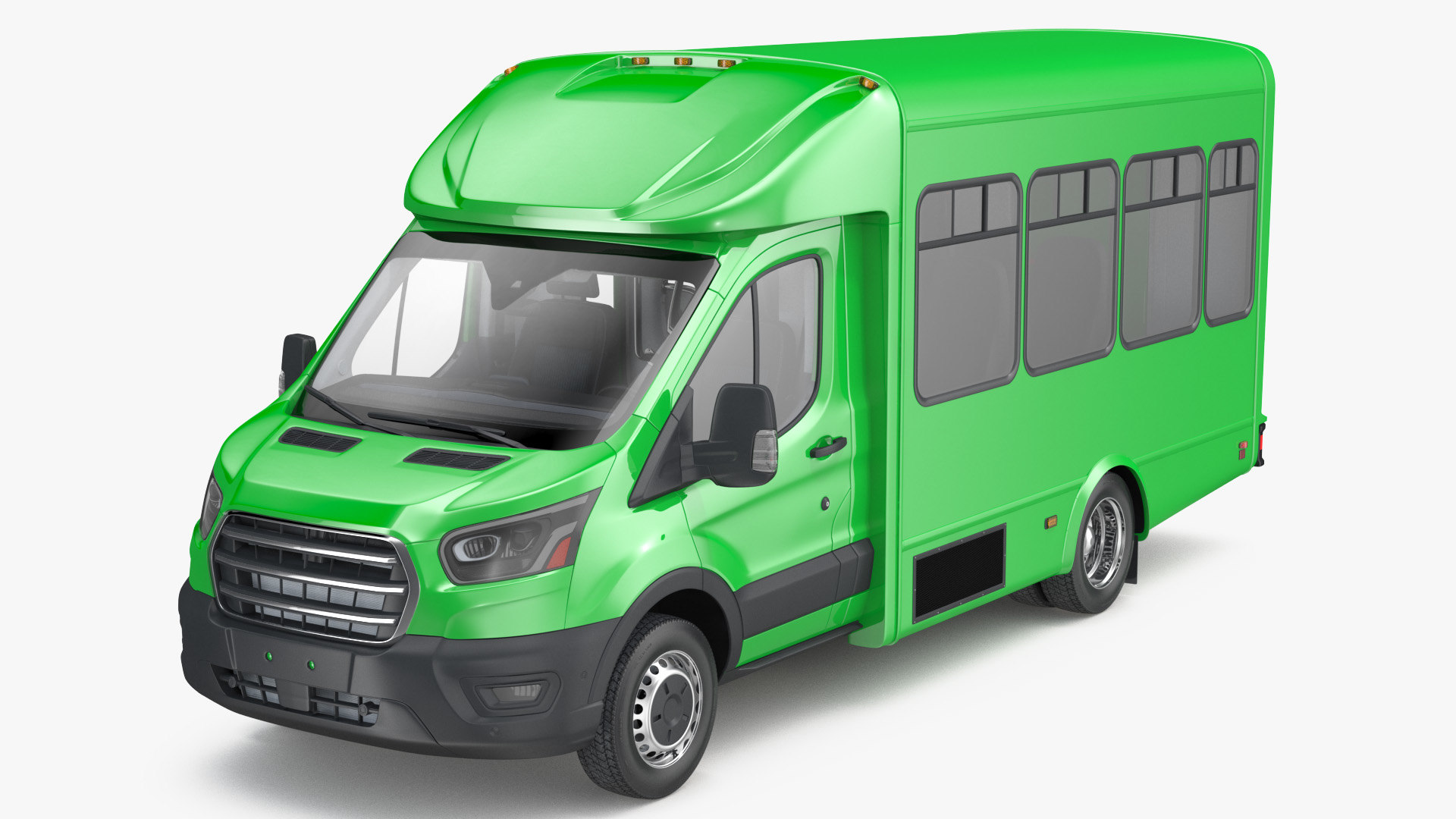 Passenger shuttle bus 3D model - TurboSquid 1605962