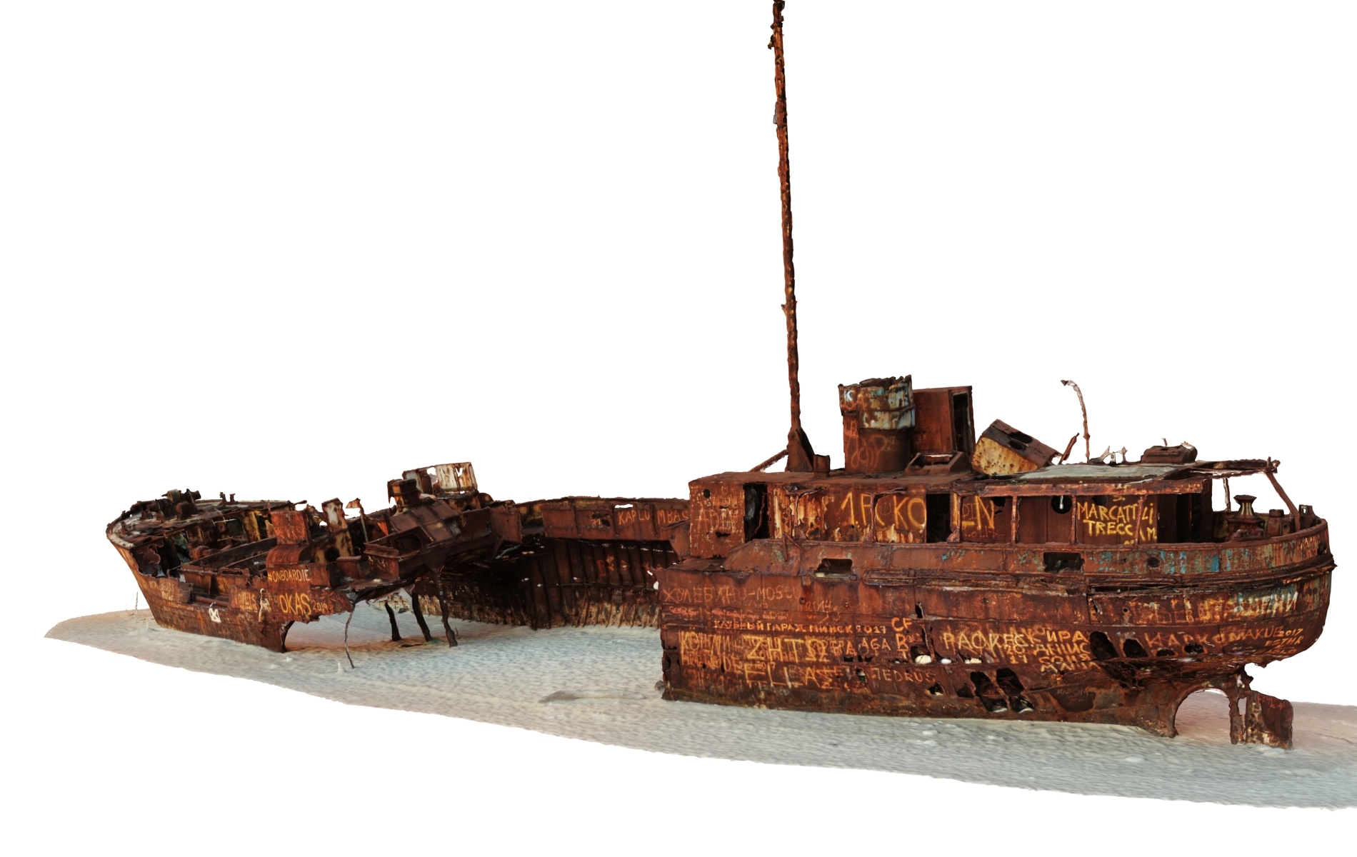 3D shipwreck beach - TurboSquid 1605938