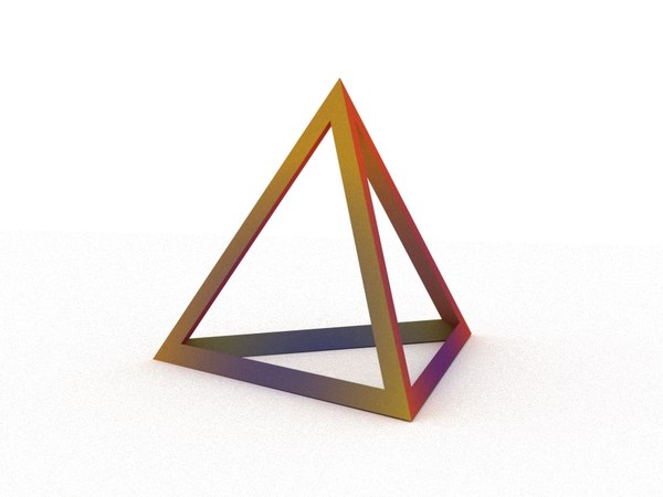 3D Tetrahedron Models | TurboSquid
