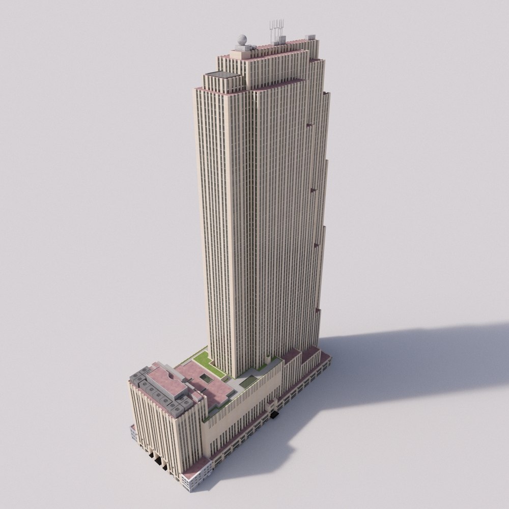 Rockefeller center 3D - TurboSquid 1606212