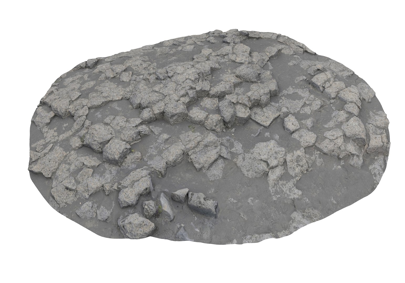 Iceland basalt ground 3D model - TurboSquid 1606453