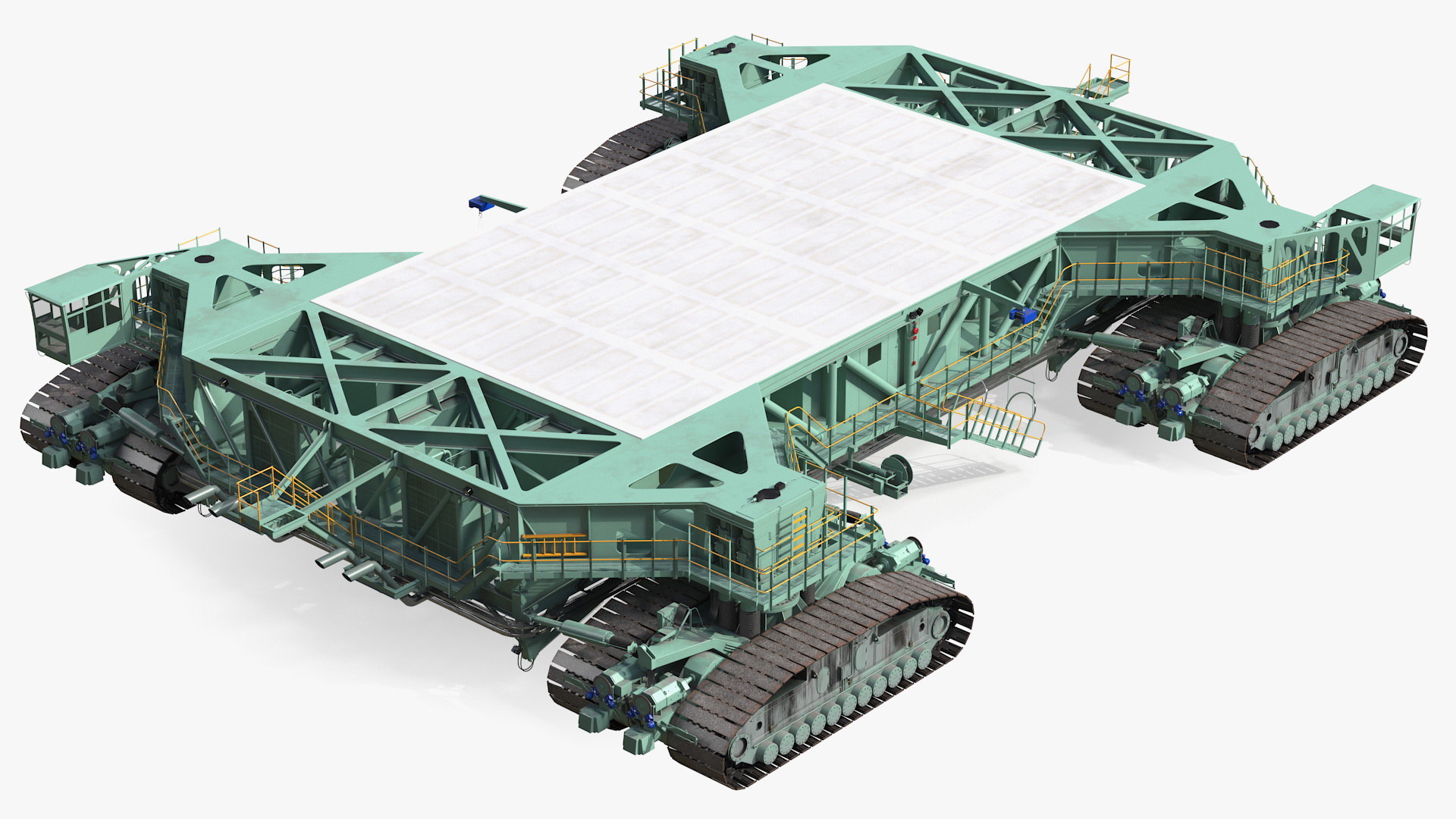 Mobile launcher platform crawler 3D model - TurboSquid 1606780