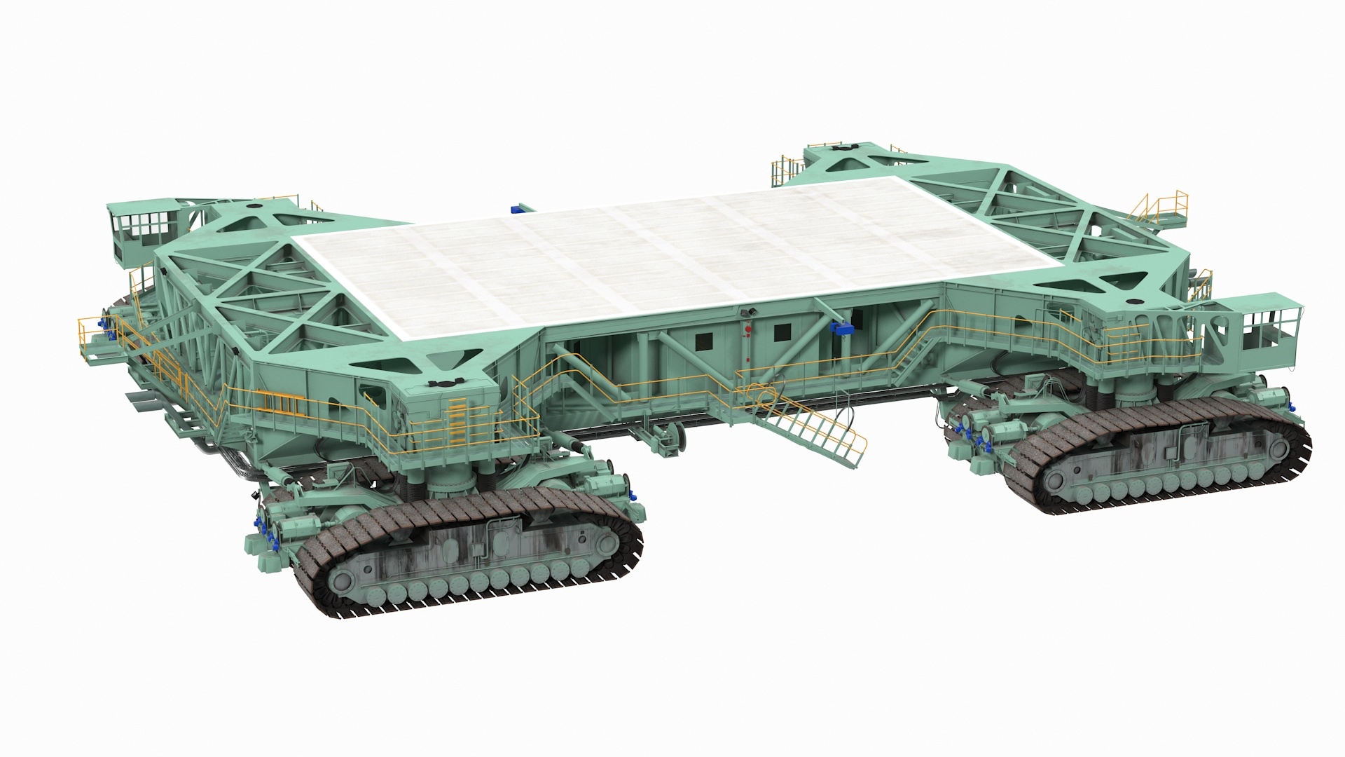 Mobile launcher platform crawler 3D model - TurboSquid 1606780