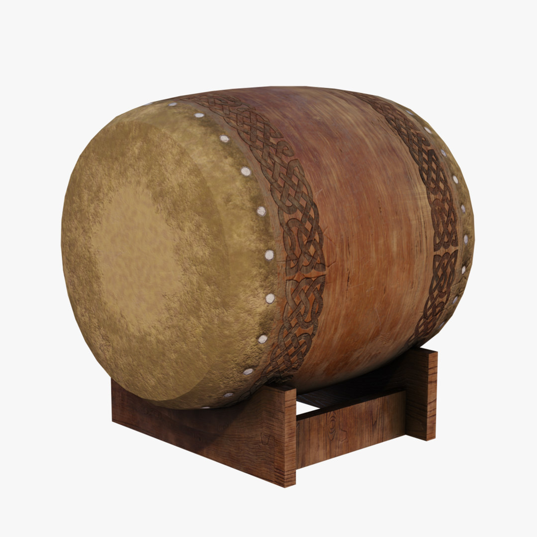 3D taiko japanese drum japan - TurboSquid 1606562