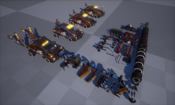 3D battle car 04 - TurboSquid 1606597