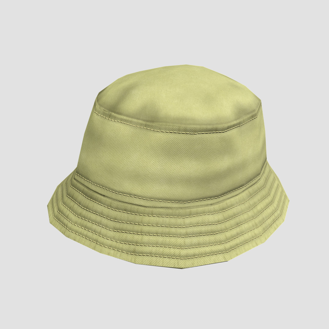 Bucket hat 3D model - TurboSquid 1606608
