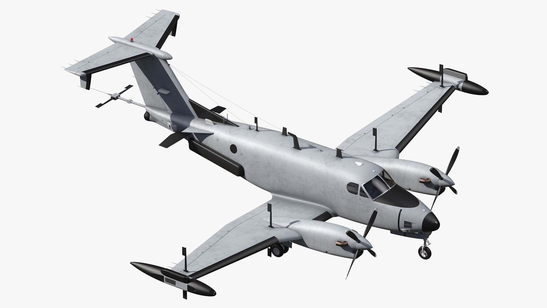 Beechcraft RC12 Guardrail3D模型 - TurboSquid 1606748