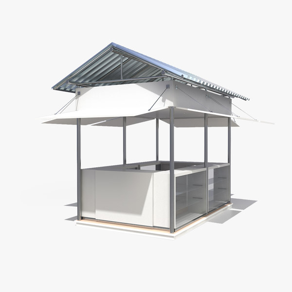 kiosks 3d model