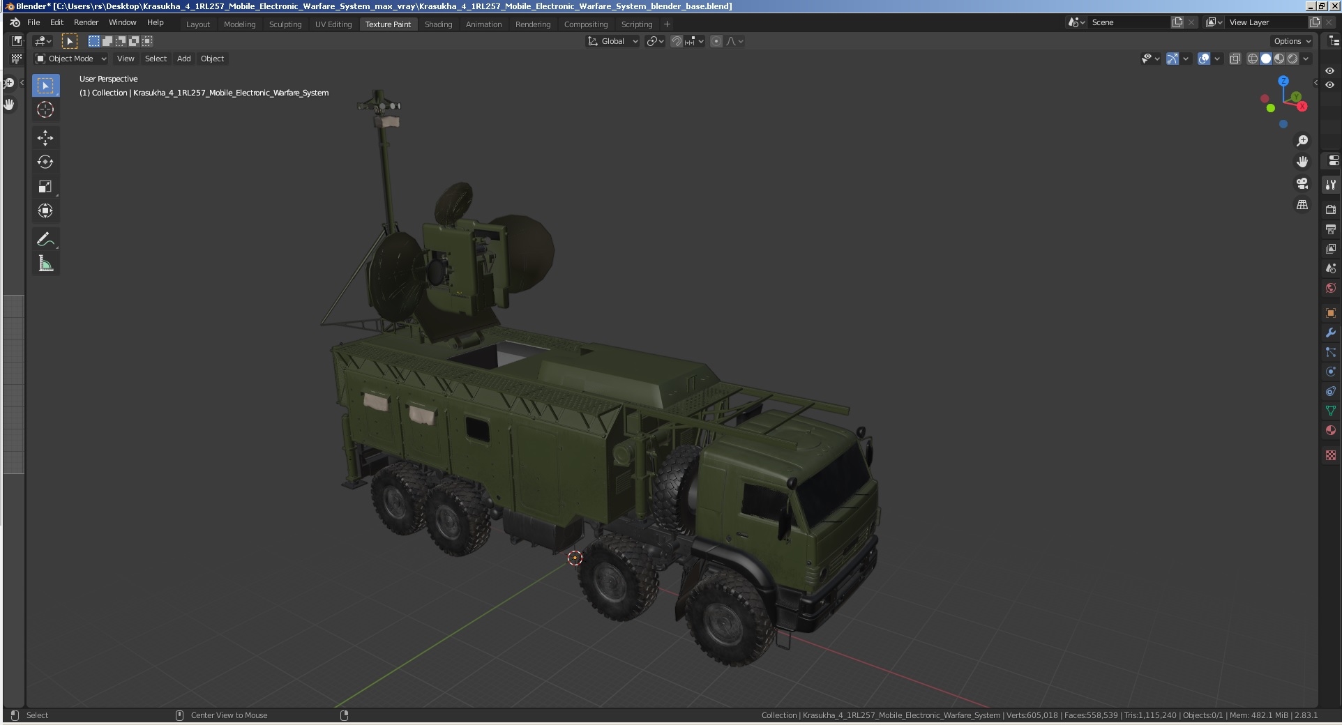 3D krasukha 4 1rl257 mobile - TurboSquid 1606775