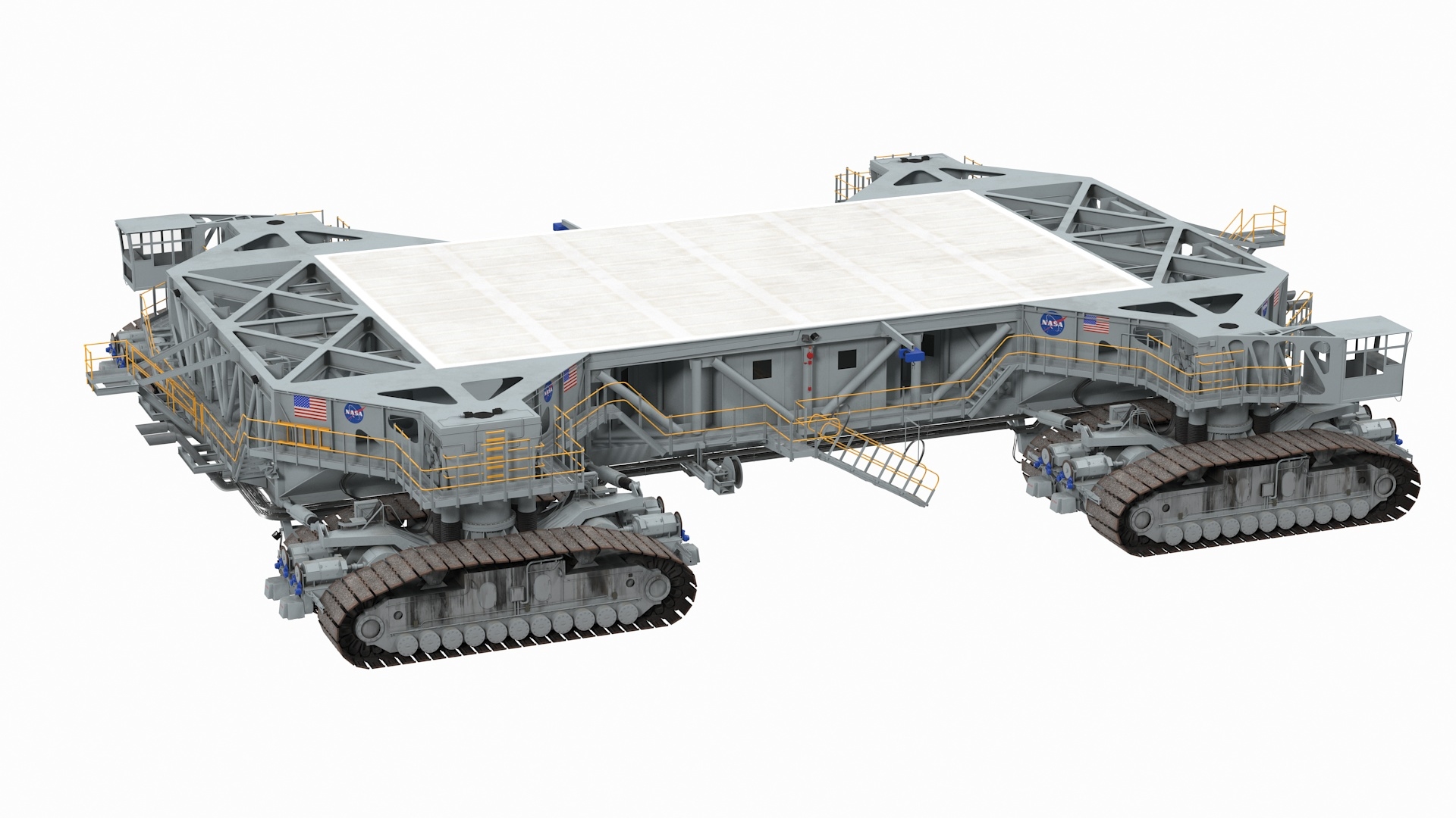 Nasa missile crawler transporter 3D model - TurboSquid 1606783