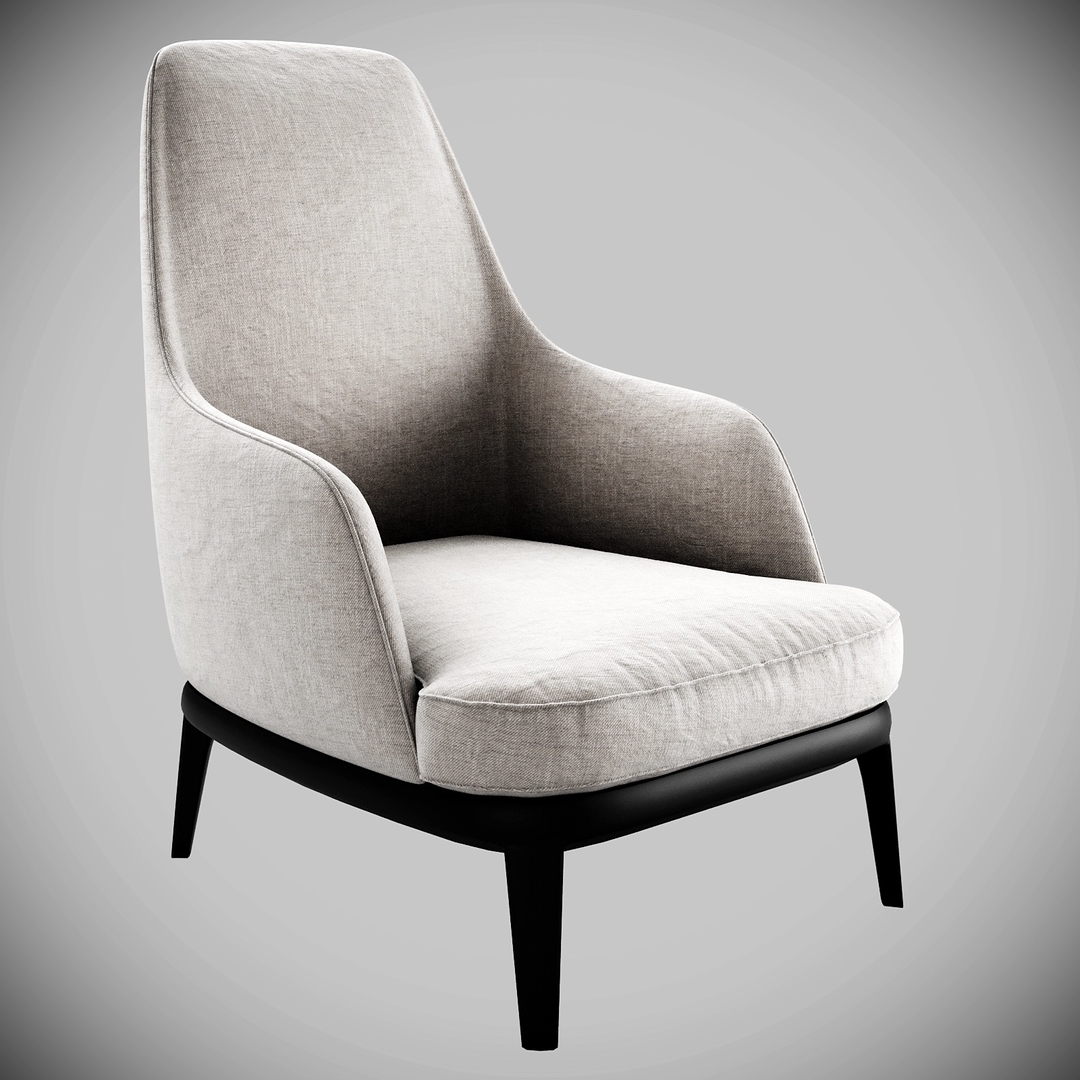 Poliform Jane Lounge Poltrona Modelo 3D - TurboSquid 1606813