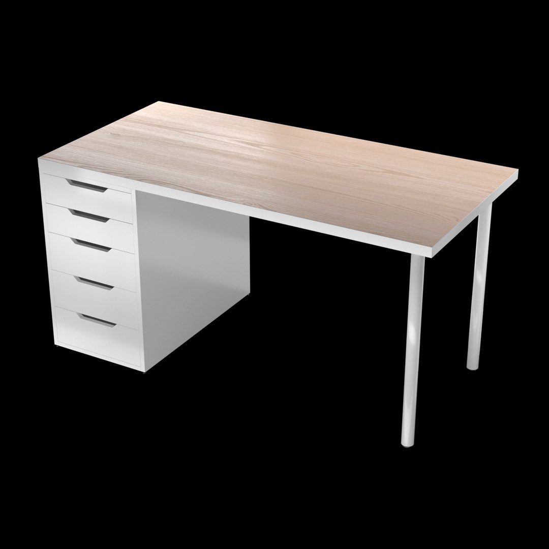 Linnmon alex table model - TurboSquid 1606850