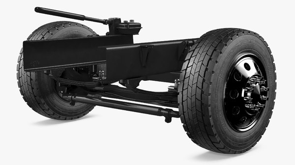 Heavy duty truck chassis 3D model - TurboSquid 1606959