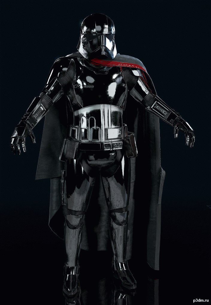 Captain phasma 3D model - TurboSquid 1606954