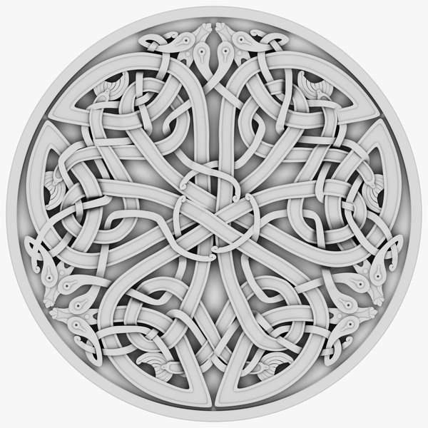 3D celtic ornament pack - TurboSquid 1309029